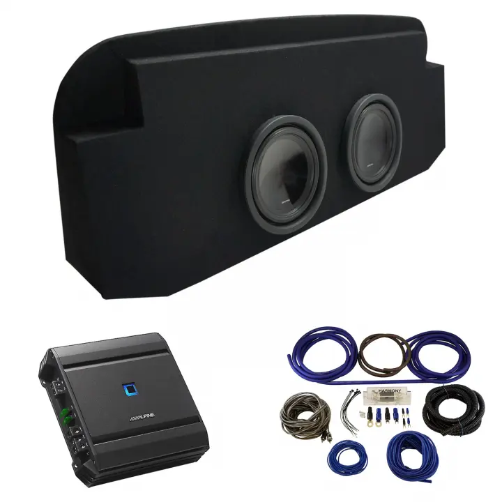 2002 - 2013 Chevy Avalanche Dual Sub Box Enclosure Car Audio Bundle ...