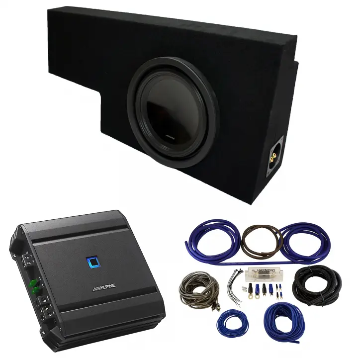 01-06 Chevy Silverado 1500 Crew Truck Alpine SWT-10S2 Ported 10" Sub ...