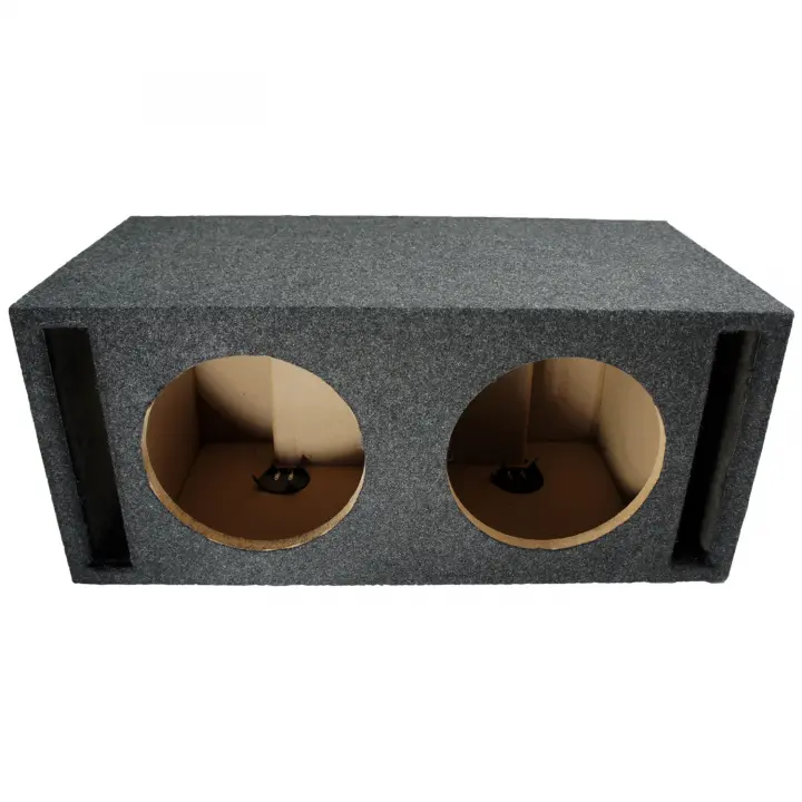 Custom Dual 10" Vented Loaded Kicker C10 Comp Subwoofer Box (10C10-4)
