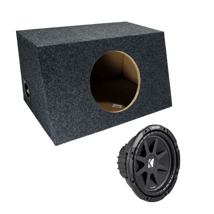 Kicker Single Comp 10" C10 Subwoofer Enclosure 4-Ohm (10C10-4)