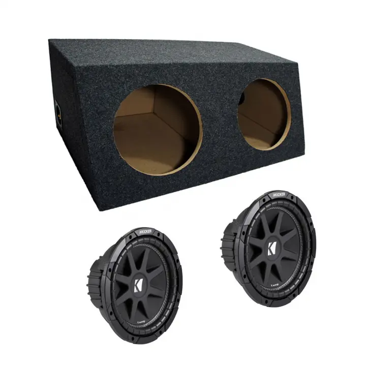 Kicker Dual 10" Comp C10 Subwoofer Box 2 Ohm (10C10-4)