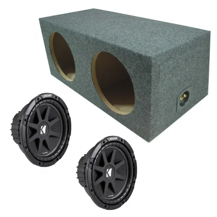 Dual 15" Loaded Kicker C15 Subwoofer Box 2 Ohm (10C15-4)