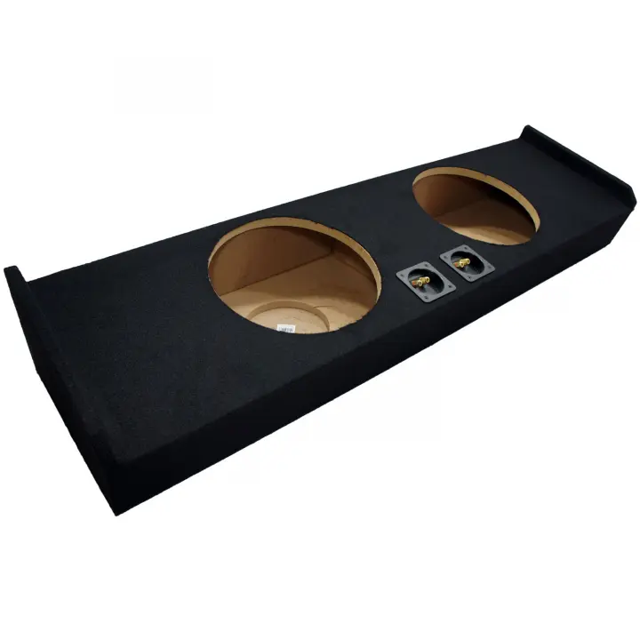 Compatible with 2009-2015 Ford F-150 Super Crew Truck Kicker Comp C12 Dual 12" Sub Box Enclosure ...