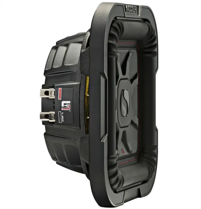 Kicker 46L7T84 Car Audio L7T Shallow Mount 8" Sub Square L7 Subwoofer ...