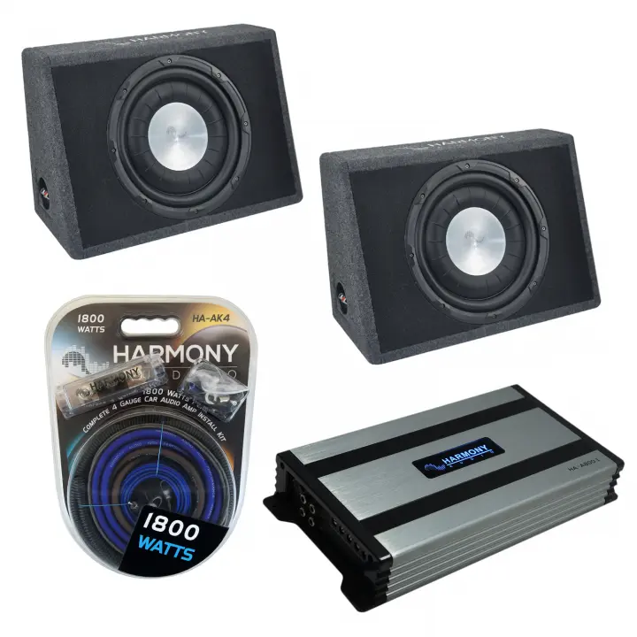 Harmony Audio HA-FT12 Car Stereo Flatline Loaded 12 Truck 800W Sub Box ...