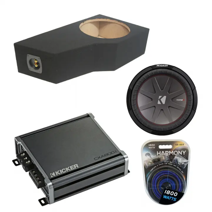 Chevy Silverado 99-06 Extended Cab Dual 10" Kicker C10 Loaded Sub Box 2 Ohm (10C10-4)