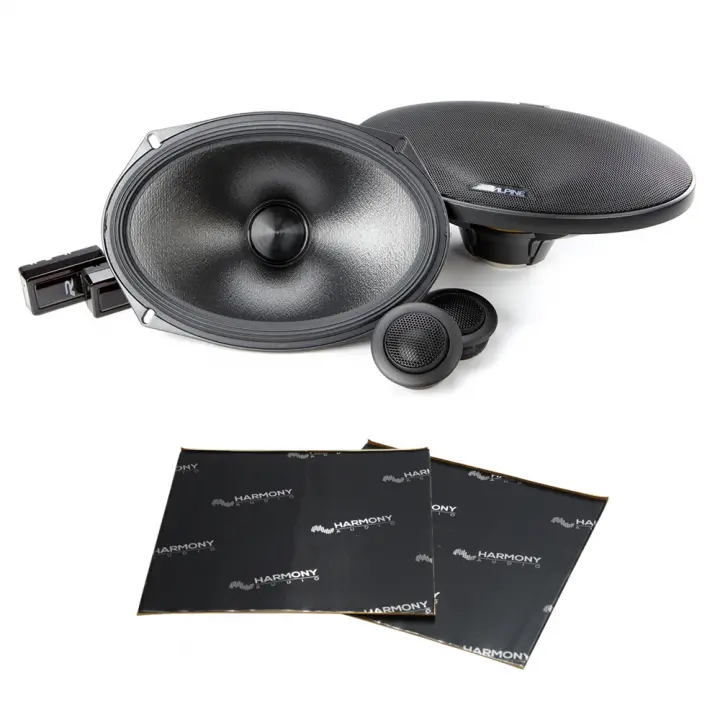 Alpine R-S69C.2 Car Audio Type R Speakers 6x9" Component 600W Speaker ...