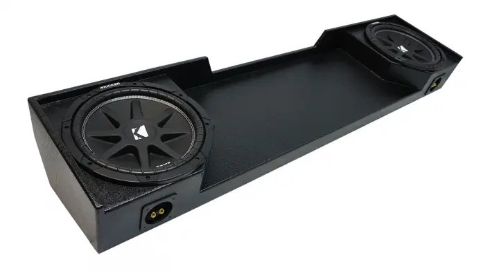 1988-1998 Chevy Silverado Ext Truck Kicker Comp C12 Dual 12" Rhino ...