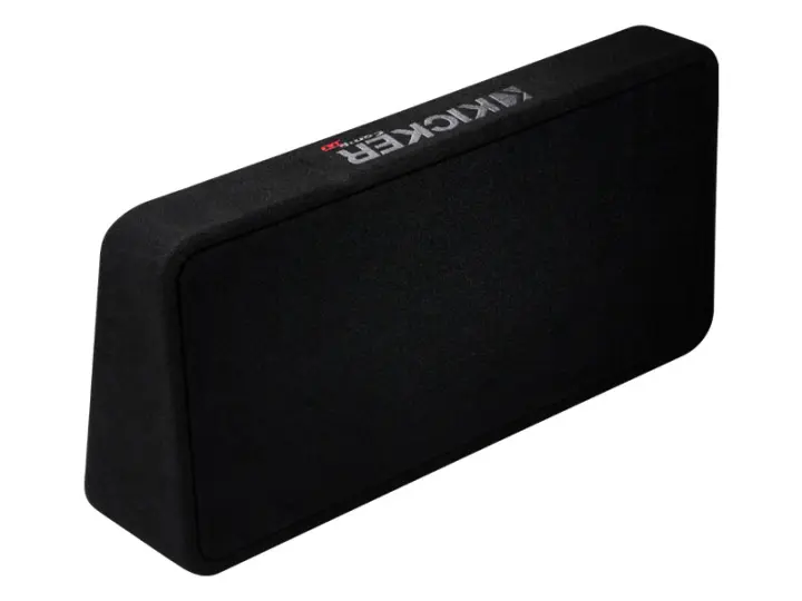 Kicker 43TCWRT122 12" CompR Series Sub 500W RMS 2 Ohm Thin Profile Loaded Subwoofer Enclosure