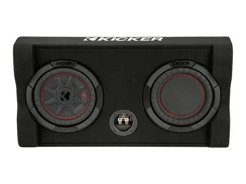 Kicker 48TRTP82 Down-Firing 8 inch CompRT 2-Ohm Thin Profile Loaded ...