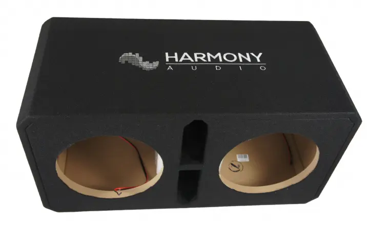 Harmony Audio HA-BV2X12E Dual 12" Empty Vented Port Sub Box Unloaded ...