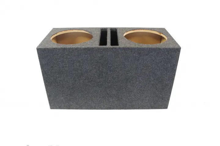 Car Audio Dual 10" SPL Bass Subwoofer Labyrinth Vent Sub Box Stereo ...