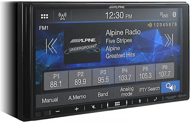 Alpine ILX-407 Digital 7" Shallow-Chassis Multimedia Receiver with ...