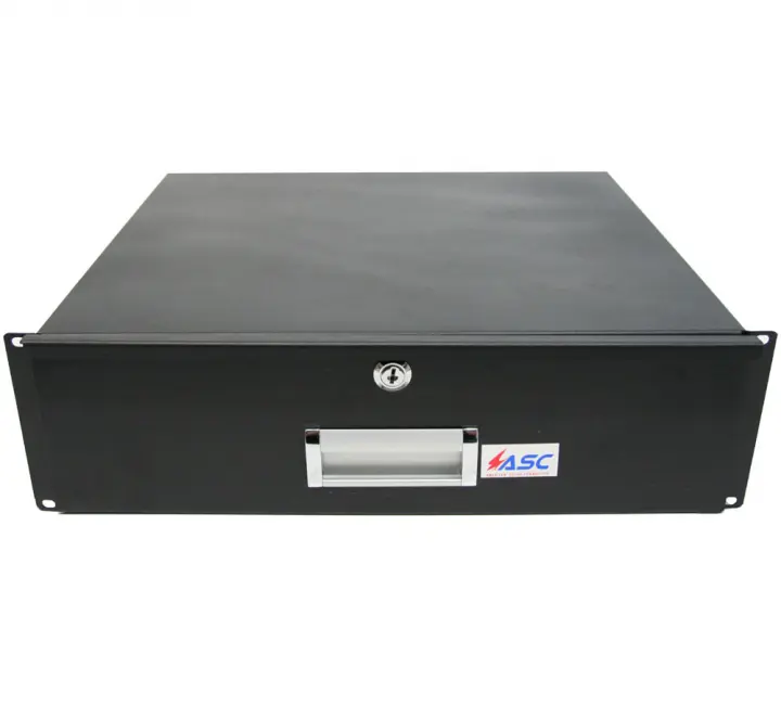 19" Rack Mount 3U Locking Drawer Pro Audio DJ or Server Rack Lock ...
