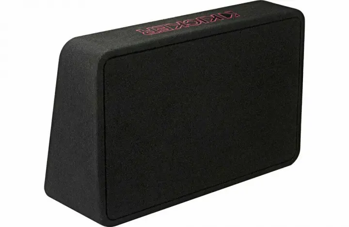 Kicker 49L7TDF122 Down Firing Loaded Enclosure 12" Thin L7 2-Ohm Subwoofer 600W | KI22-49L7TDF122