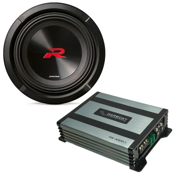 Alpine R2-W8D2 Next Gen 8" Sub R-Series Dual 2-Ohm 350 RMS Includes HA ...
