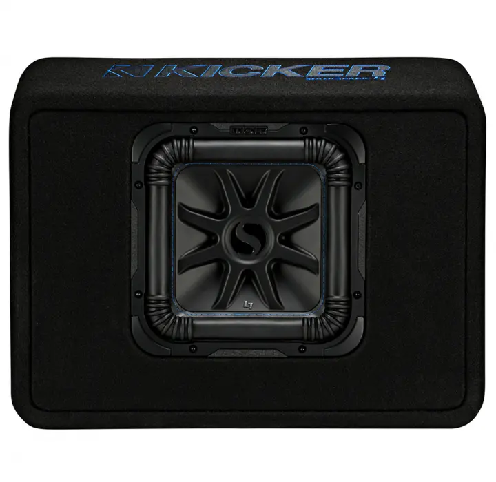 Kicker 44TL7S102 L7 Subwoofer Loaded 10" Truck Sub Box Enclosure W ...