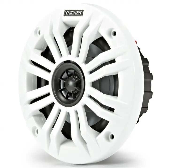 Kicker 45KM42 Marine Audio Boat 4" Coaxial Speakers 150 Watts 2 Ohm ...