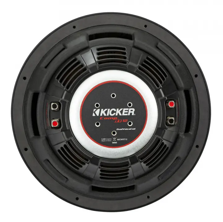 Kicker 48CWRT122 12" CompRT CWRT12 Series Sub 500W RMS 2 Ohm DVC Car ...