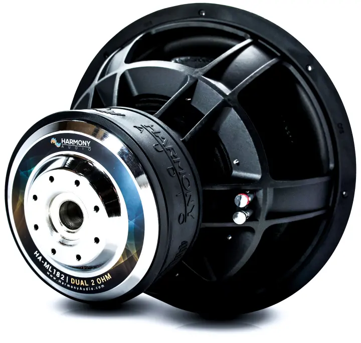 Harmony Audio HA-ML182 Monolith 18" Competition Sub 3500W Dual 2 Ohm ...