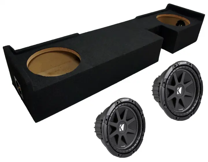Kicker 43C104 Compatible with Ford F-150 Extended Super Cab 00-03 10" Comp C10 Series Sub and ...