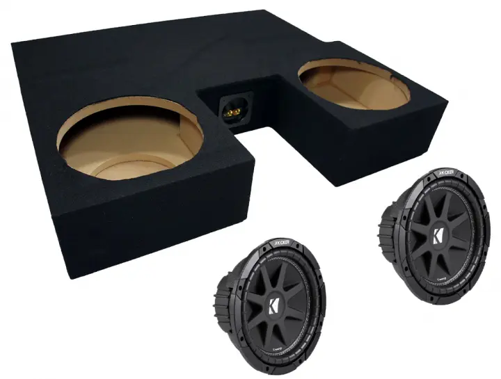 Kicker 43C104 Compatible with Toyota Tundra Crew Cab 07-12 10" Comp C10 Series Sub and ASC ...