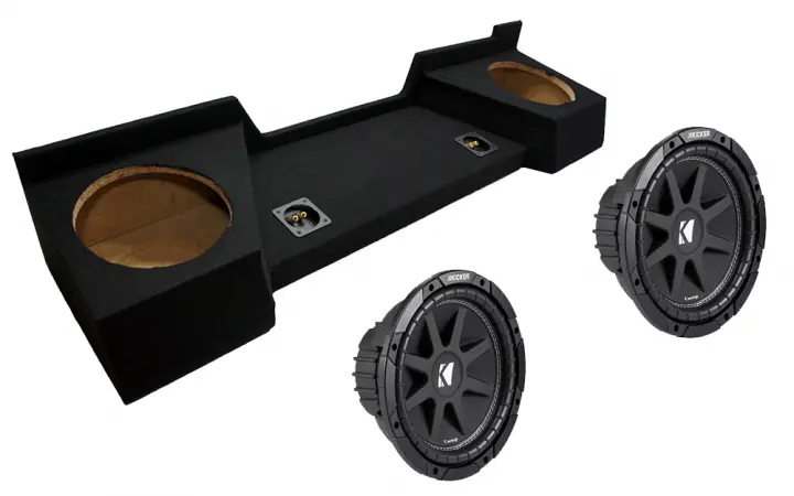 Kicker 43C104 Compatible with Chevy Silverado Extended Cab 07-12 10 ...