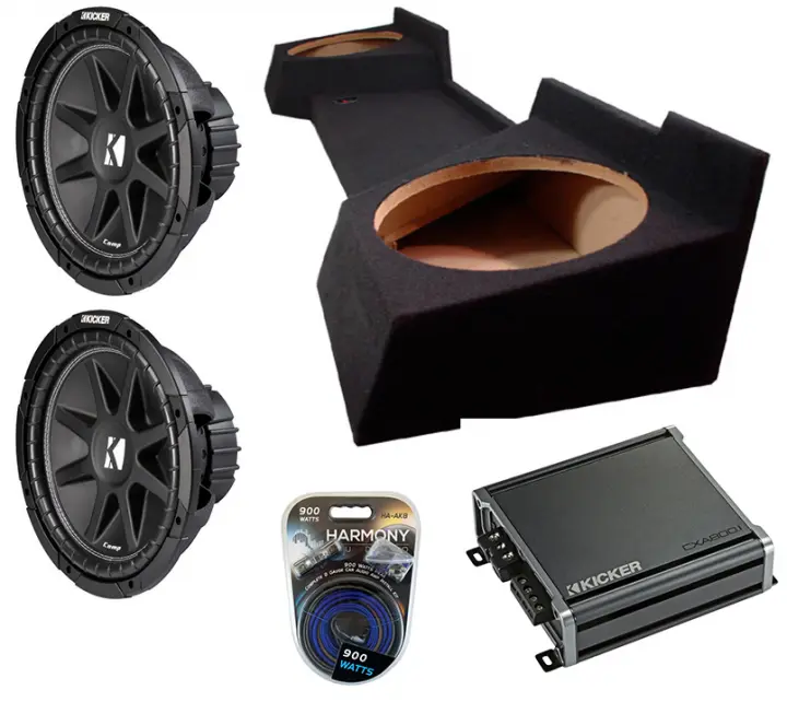 Kicker 43C124 Compatible with Chevy Silverado Sub Box Extended Cab 07 ...