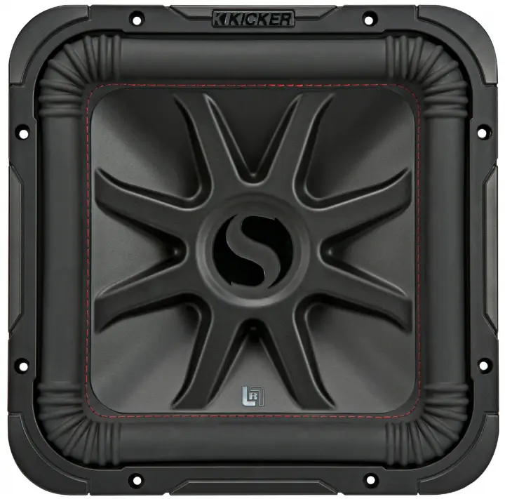 Kicker 44L7R124 L7 Square Subwoofer Dual 12" Custom Vent Sub Enclosure ...
