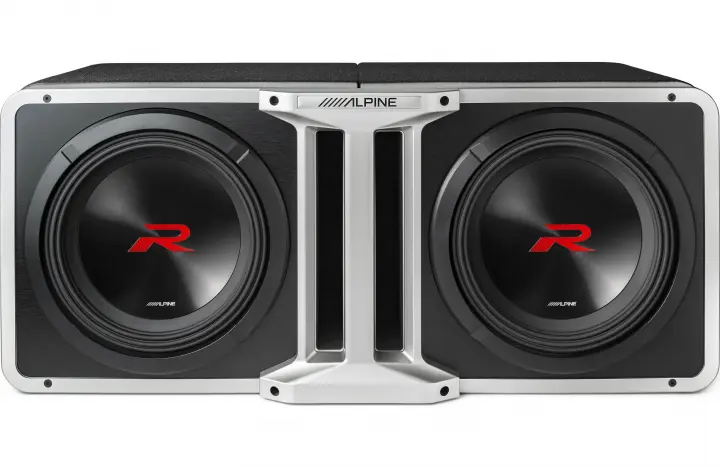 Alpine R2-SB12V Single 12" Alpine Halo R2-Series Preloaded Subwoofer ...