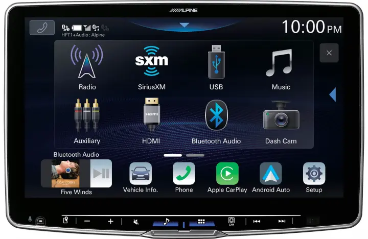 Alpine ILX-F511 Halo11 Multimedia Receiver with 11-inch Floating ...