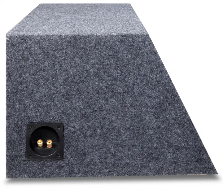 Car Audio Dual 12" Sealed Subwoofer Slanted Hatchback Stereo Sub Box ...