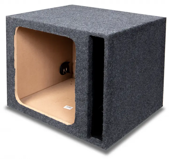 Car Audio Single 15" Vented Square Sub Box Enclosure fits Kicker L7 ...