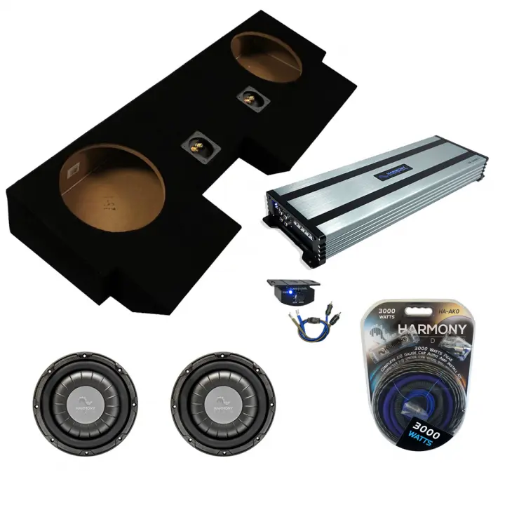 Harmony Audio HA-F104 Car Stereo Flatline 10" 700W Single 4 Ohm ...