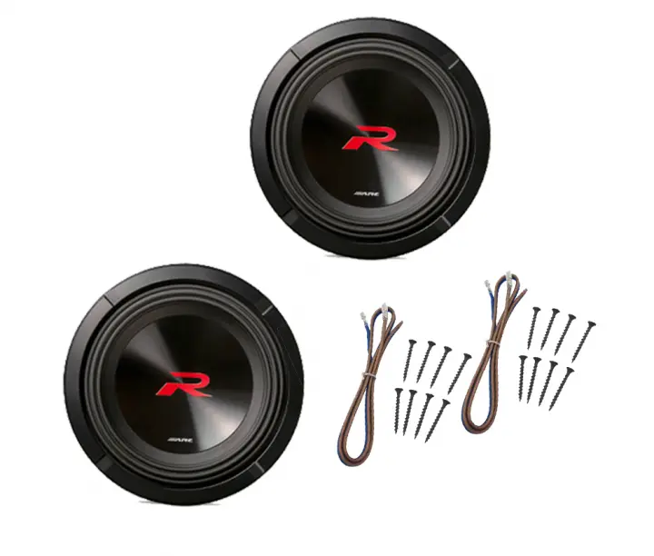 Alpine R2-W10D2 Car Audio Type R Dual 2 Ohm 1500W 10" Subwoofers with ...
