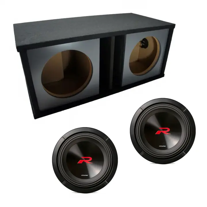 Universal Car Stereo Paintable Ported Dual 10" Alpine Next-Generation R ...