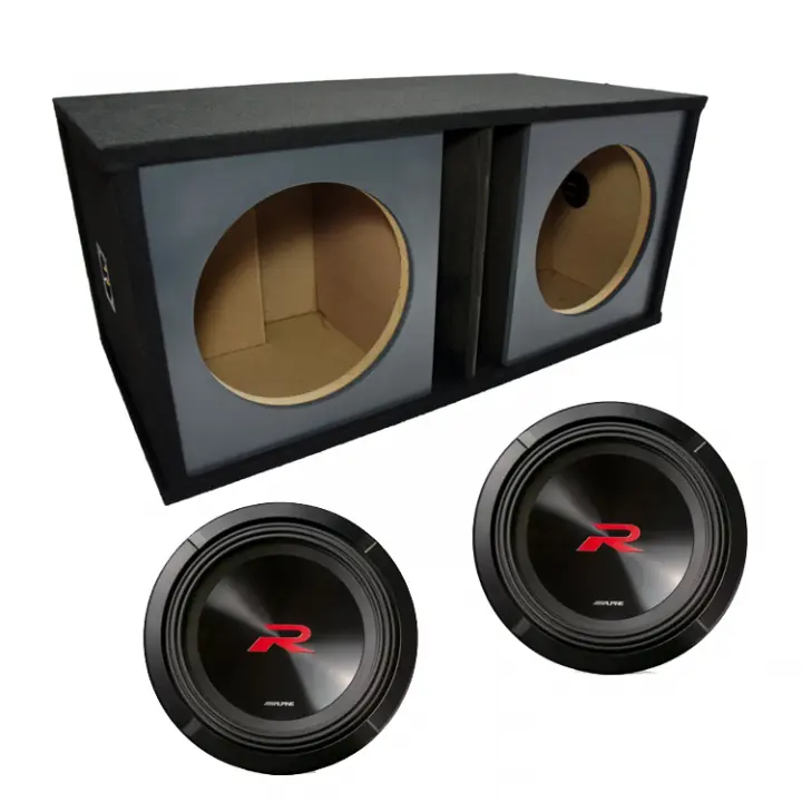 Universal Car Stereo Paintable Ported Dual 12" Alpine Next-Generation R ...