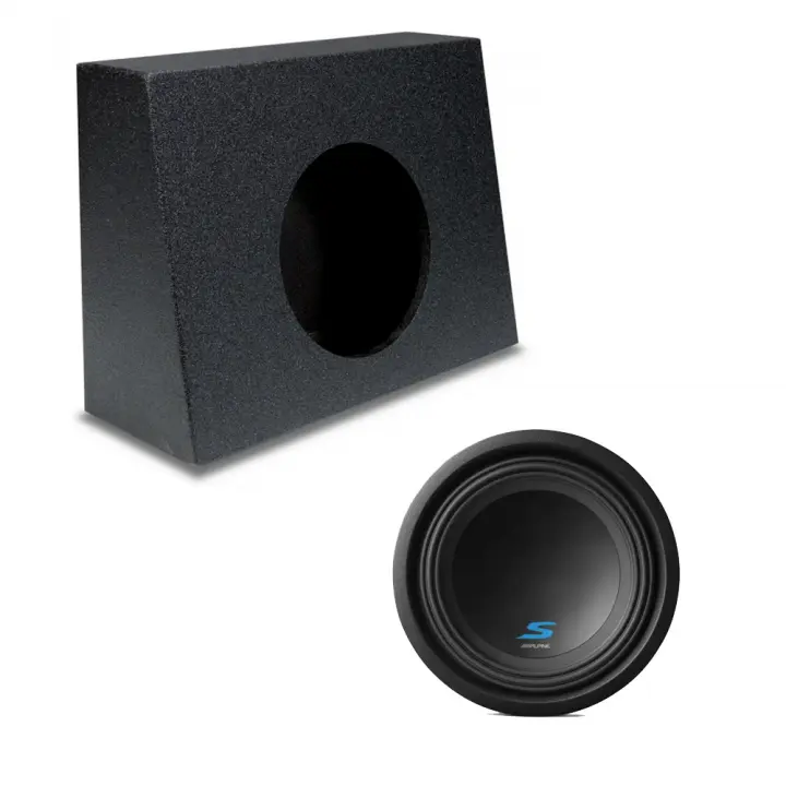 Alpine S-W10D4 Car Audio Type S Series Sub Dual 4 Ohm 1200W Peak 10 ...