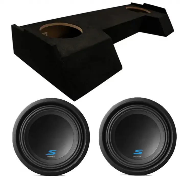 Alpine S-W10D2 Car Audio Type S Series Sub Dual 2 Ohm 1200W Peak 10 ...