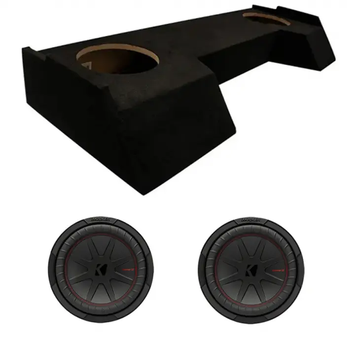 Kicker 48CWR102 10 inch CompR 2 Ohm Dual Voice Coil Subwoofer with ASC ...