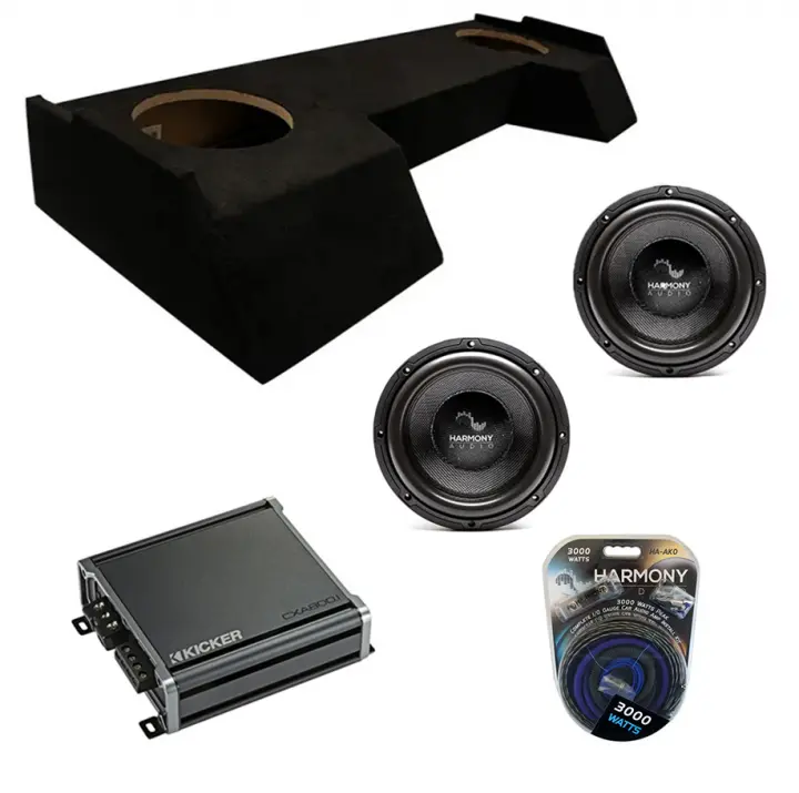 Harmony Audio HA-C104 Car Stereo Competition 10" Sub 2000W Dual 4 Ohm ...