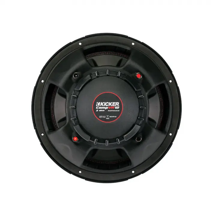 Kicker 43CVR124 12" CompVR CVR12 Series Sub 400W RMS 4 Ohm DVC Car ...
