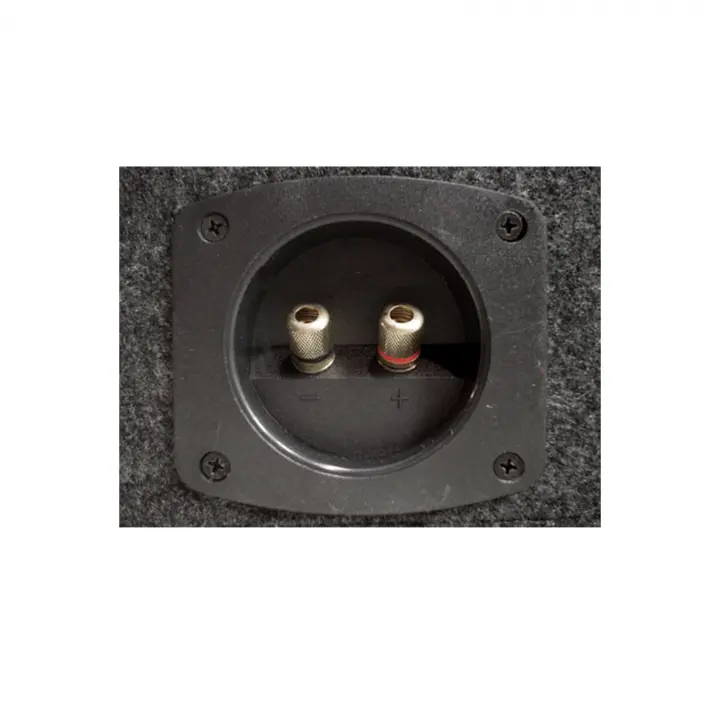 Car Audio Single 10" Sealed Subwoofer Rear Angle Sub Box Enclosure 3/4 ...