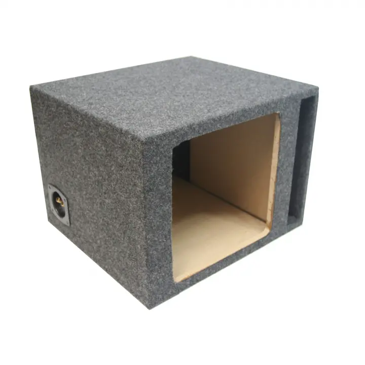 Car Audio Single 10" Vented Square Sub Box Enclosure fits Kicker L7 ...