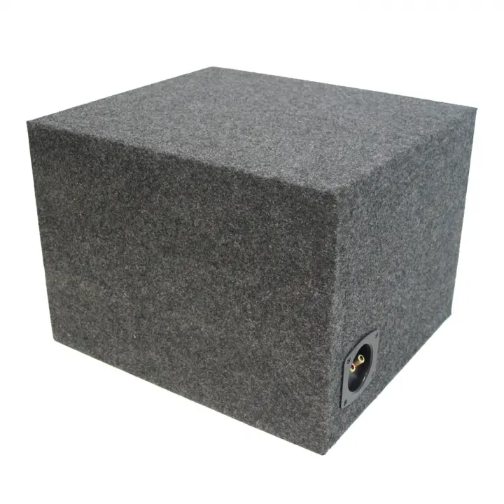 Car Audio Single 10" Vented Square Sub Box Enclosure fits Kicker L7 ...