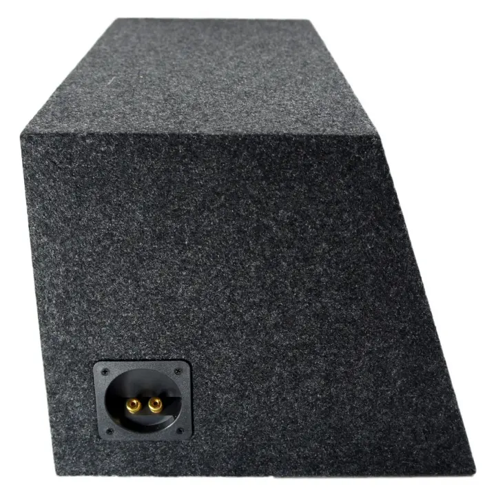 Car Audio Single 12" Sealed Subwoofer Slanted Hatchback Stereo Sub Box ...