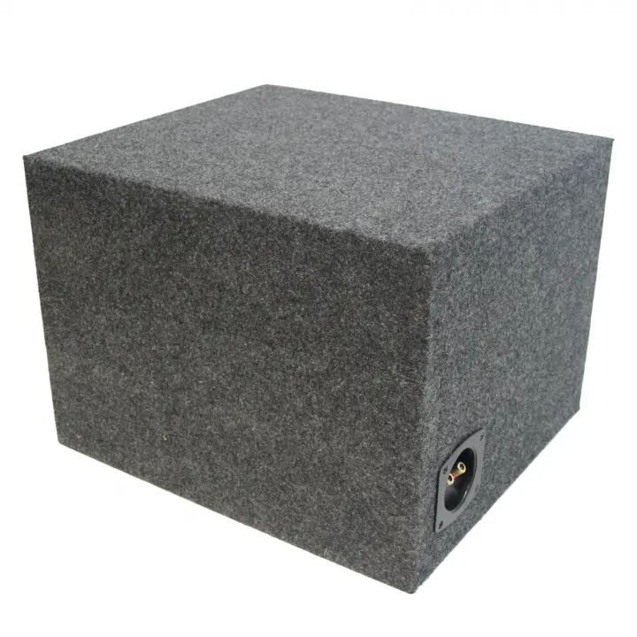 Car Audio Single 12" Vented Square Sub Box Enclosure fits Kicker L7 ...