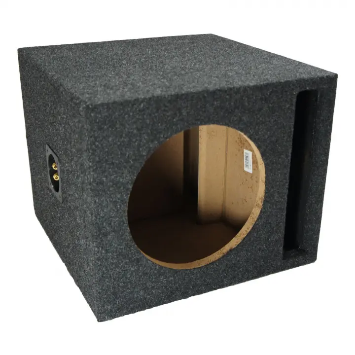 Car Audio Single 10" SPL Bass Subwoofer Labyrinth Vent Sub Box Stereo ...