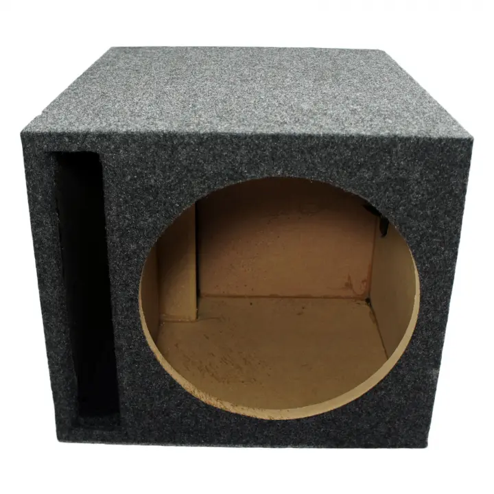 Car Audio Single 12" SPL Bass Subwoofer Labyrinth Vent Sub Box Stereo ...