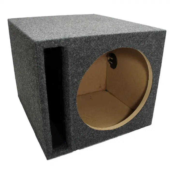 Car Audio Single 8" SPL Bass Subwoofer Labyrinth Vent Sub Box Stereo ...